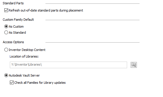 "File is not checked out to you..." when placing Content Center (CC) files or saving Inventor ...