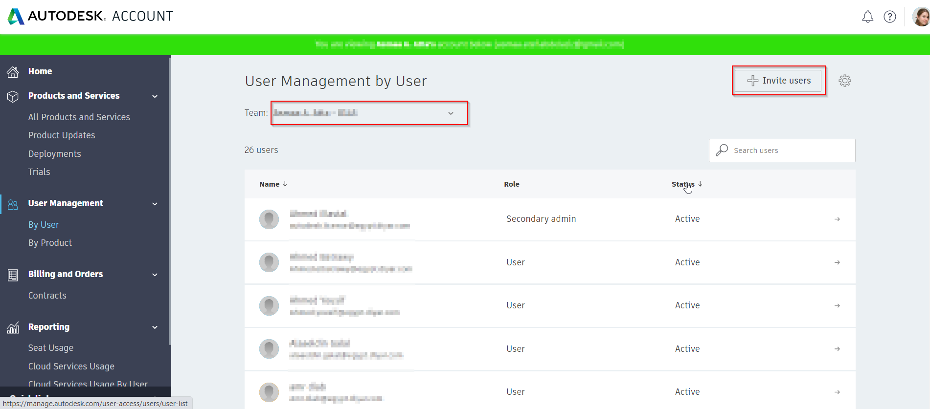 How to assign or unassign a BIM Collaborate Pro license seat to a user