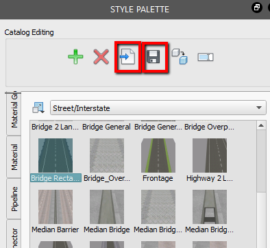 How to transfer custom component road styles to other models in InfraWorks