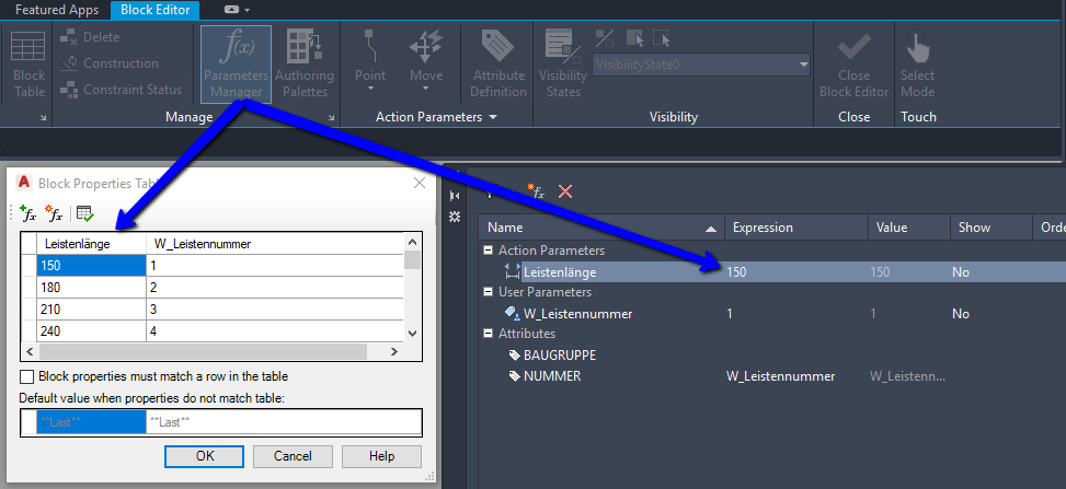 Dynamischer Block Aktualisiert Attributwert In AutoCAD Nicht