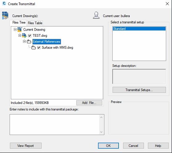 Civil 3D Dependencies are not included in ETRANSMIT in Civil 3D