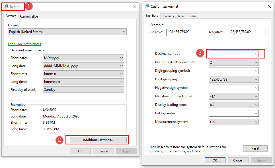 Unable to enter a number that includes a decimal in Autodesk CFD