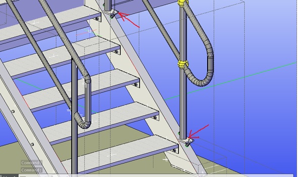 For Monowills created onto sloped beam, the posts and the base plates ...