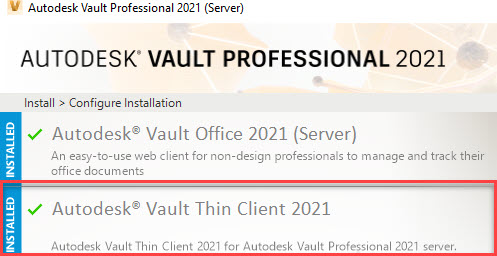 Vault Thin Client cannot be accessed