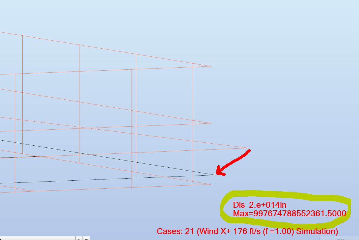 "Instability type 1" while model calculation in Robot Structural Analysis