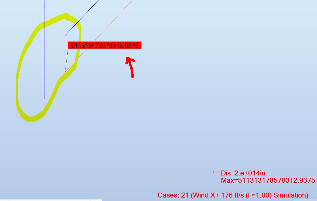 "Instability type 1" while model calculation in Robot Structural Analysis