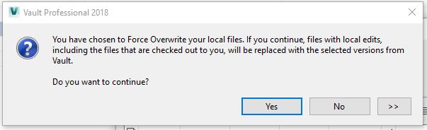 How to make old file version the latest version in Vault