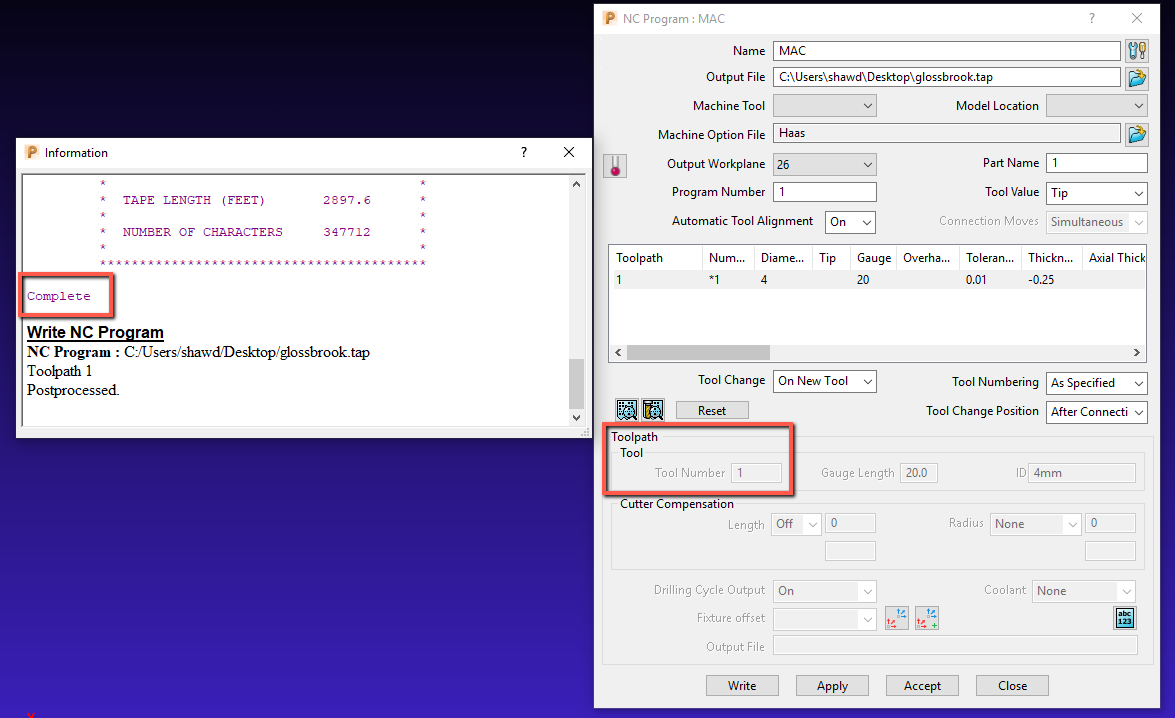 Getting Error Invalid Syntax In Tape Start Block Post Processor