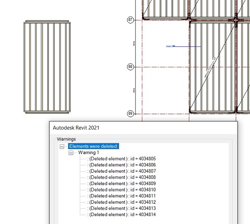 Elements Were Deleted Displayed While Copying In Revit