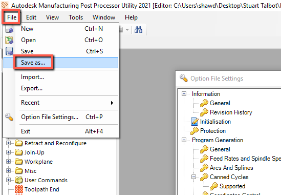 Problem With Post Processed Nc Output A Axis Not Unwinding Between