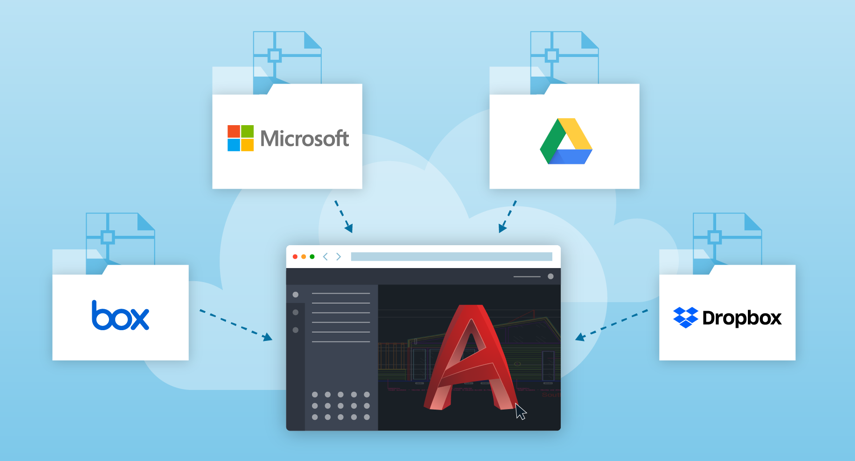 How to access drawings from AutoCAD Mobile app
