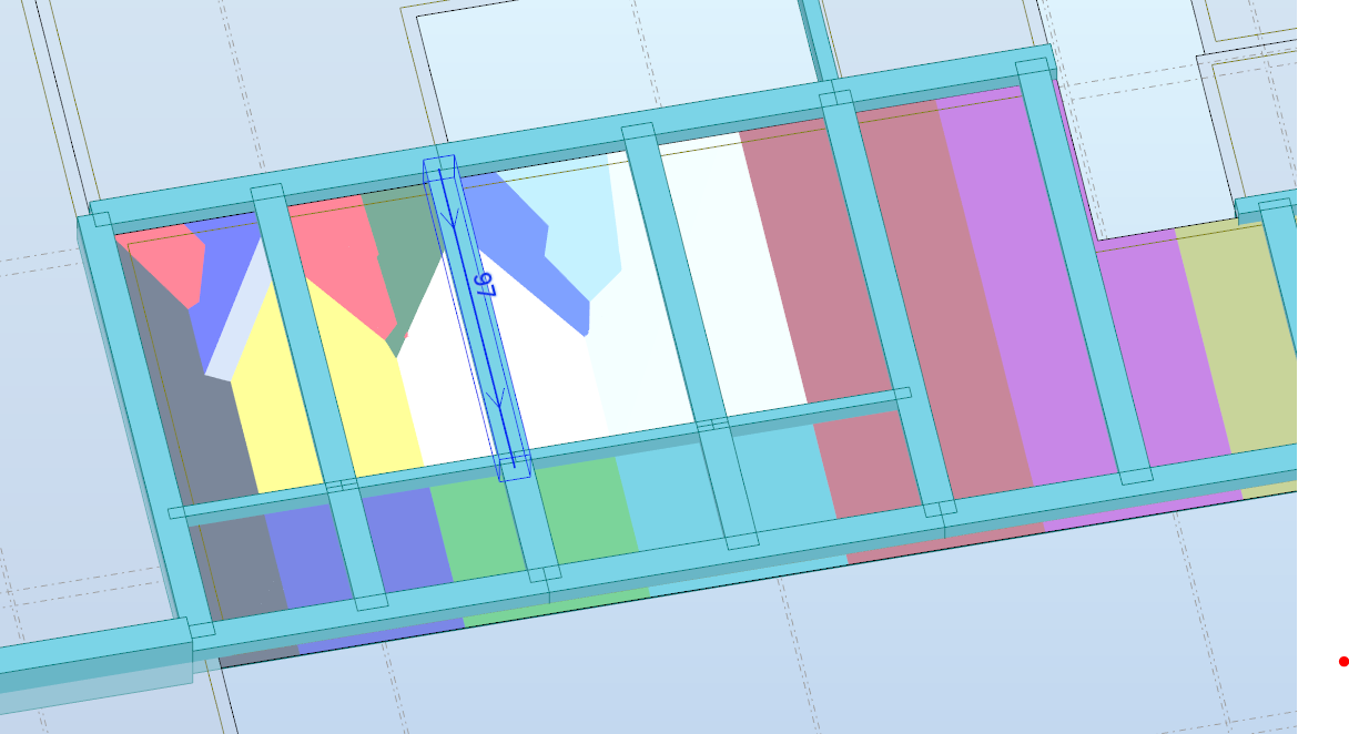 Incorrect forces distribution from cladding or panels in Robot Structural Analysis