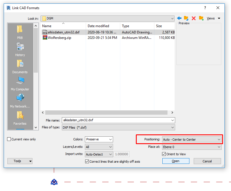 How to generate site model with Gauss-Krüger coordinates in Revit