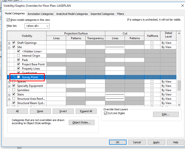 How to generate site model with Gauss-Krüger coordinates in Revit