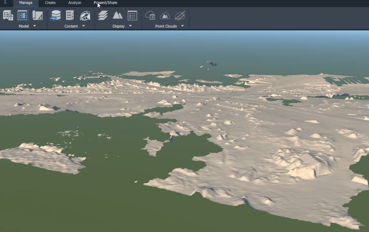 InfraWorks IMX does not import Point Cloud Terrain in Civil 3D | Civil ...
