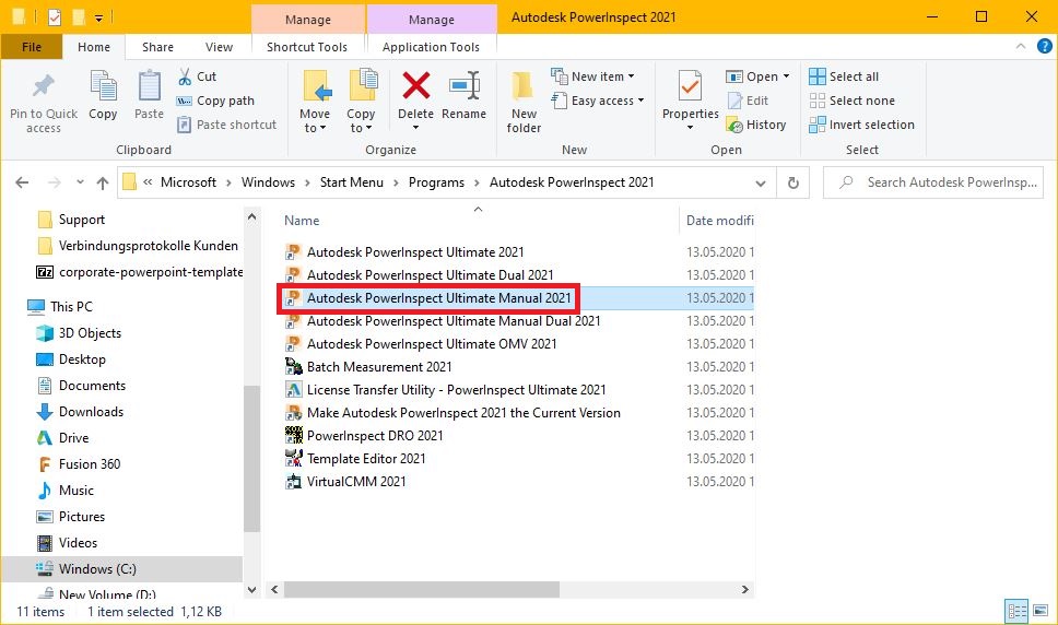 PowerInspect starting in CNC Mode instead of Manual Mode