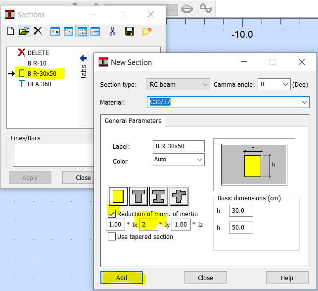 How to simulate stiffness of concrete beams supporting slabs in Robot ...