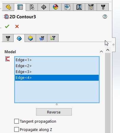 How to reverse the cutting direction/side of a 2D contour toolpath in HSMWorks, Inventor CAM ...