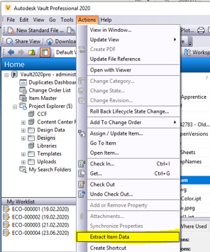 After import from PSP to Vault, the connections between items and files ...