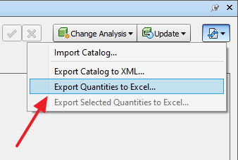 While exporting Quantities to Excel, Navisworks Manage is crashing