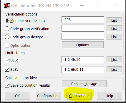 Robot Structural Analysis で EC3 に従って鉄骨部材の安定性チェック中に効率比が予想外に高くなる