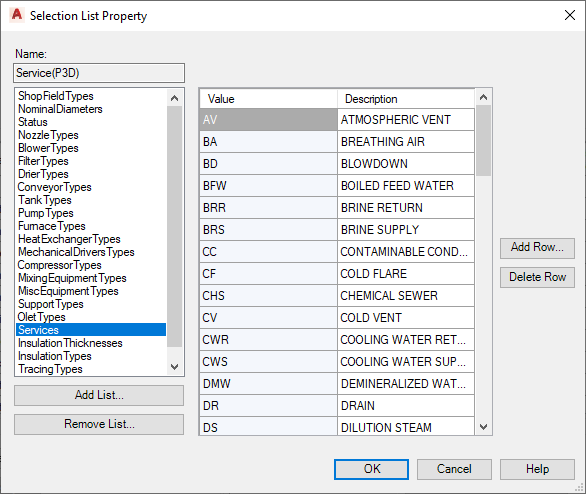 Is it possible to use the column "Description" of the selection list ...