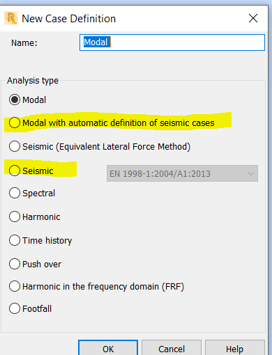 Recommended modal analysis settings for seismic load cases in Robot ...