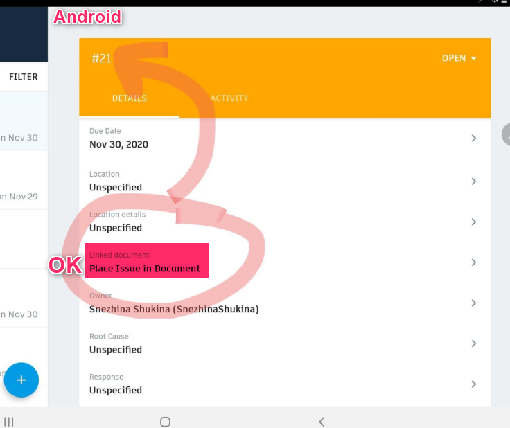 Cannot attach documents to existing Issues using the BIM 360 mobile ...