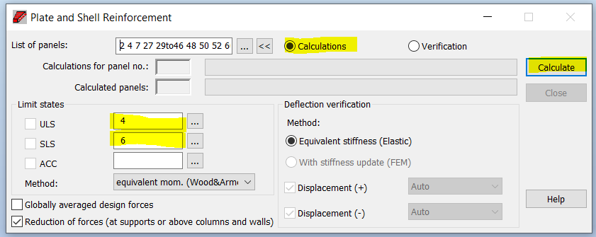 Too large reinforcement area and too large deflection while concrete ...