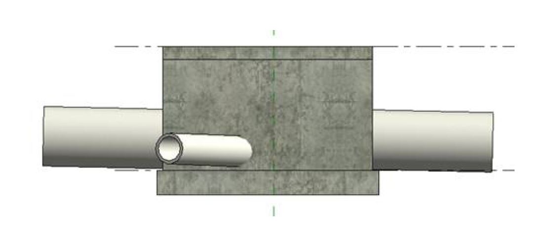 When pipe penetrates a wall, the cut does not honor pipe thickness in Revit