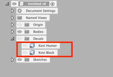 Decals render even when visibility is off in Fusion 360
