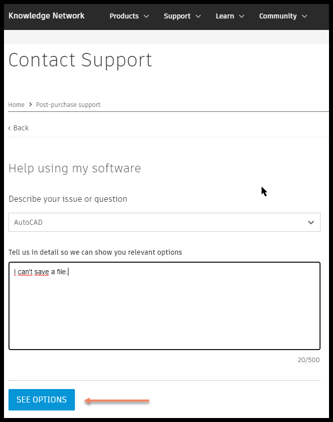 How to get technical support for an Autodesk product