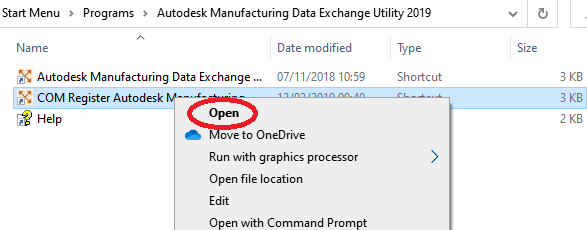 "Failed to open or translate the CAD file" error message when importing model into PowerInspect