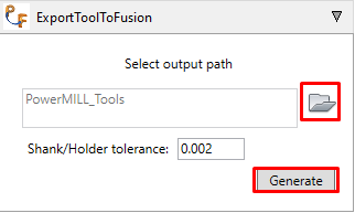 How to transfer PowerMill tool library to Fusion