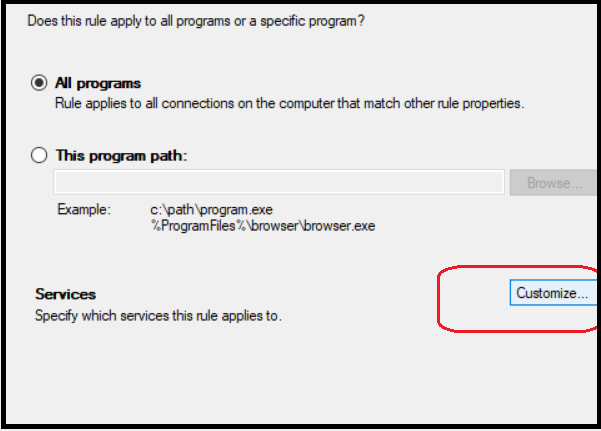 "Establish an Internet connection to explore options" message appears ...