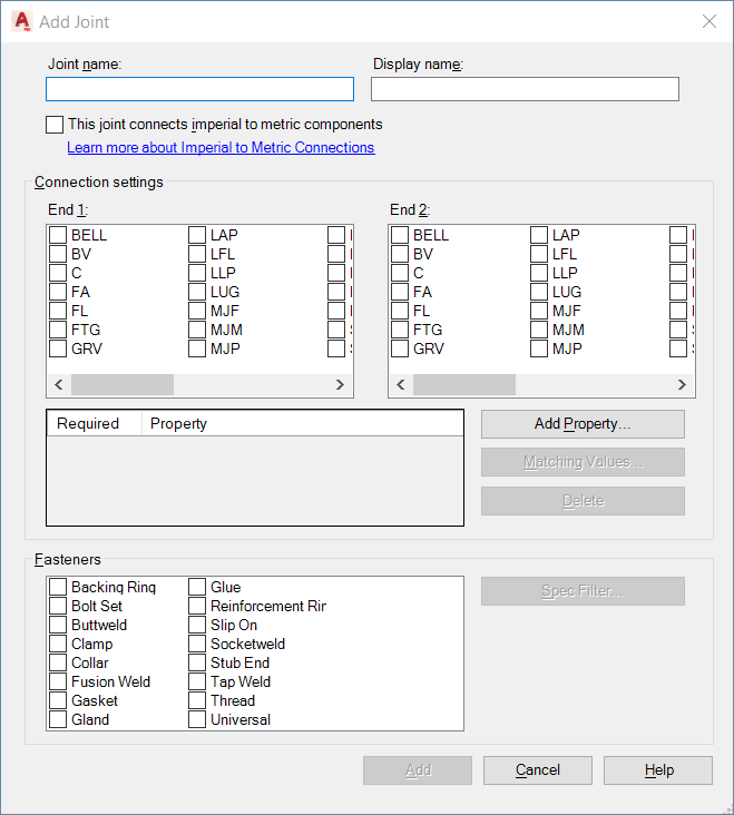 How to create an end code in AutoCAD Plant 3D