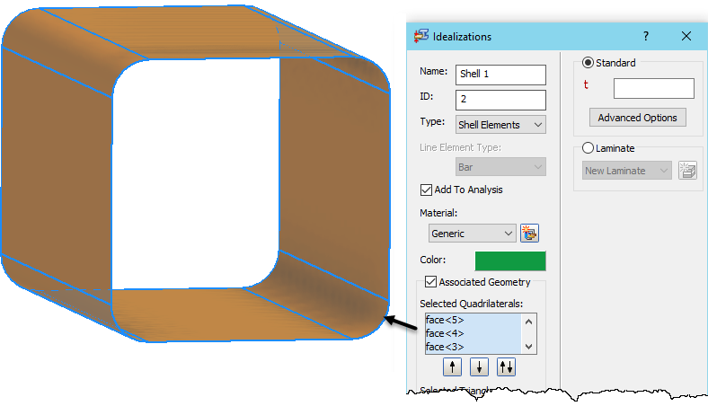 (mid & offset) surfaces move to an unspecified location in Inventor Nastran