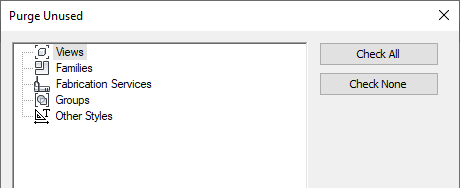 Inventor에서 RVT 파일을 가져온 후 뷰 삽입 대화상자가 비어 있습니다.
