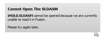 SOLIDWORKS を開くときに問題が発生しました。SLDASM」ファイルまたは AnyCAD ファイルを Fusion 360 で使用する ...