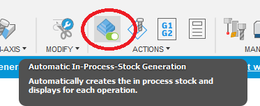 Stock is displayed when not simulating and "automatic stock generation ...