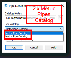 It its not possible to select RSA Pipe Catalogs in Civil 3D after the ...