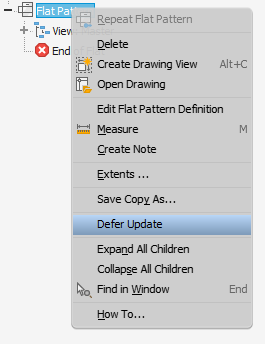 How to flat non sheet metal part in Inventor