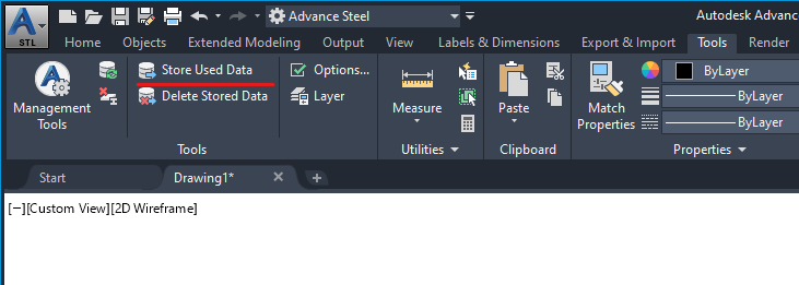 用户添加的配置在使用Advance Steel Object Enabler的AutoCAD中不可见