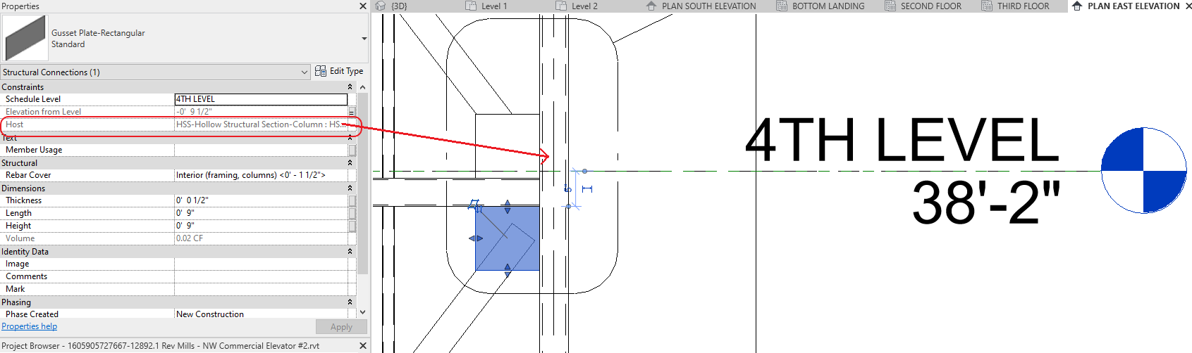 Global parameters assigned to "Elevation from Level" become ...