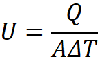 How to calculate and apply overall heat transfer coefficient (U-value ...
