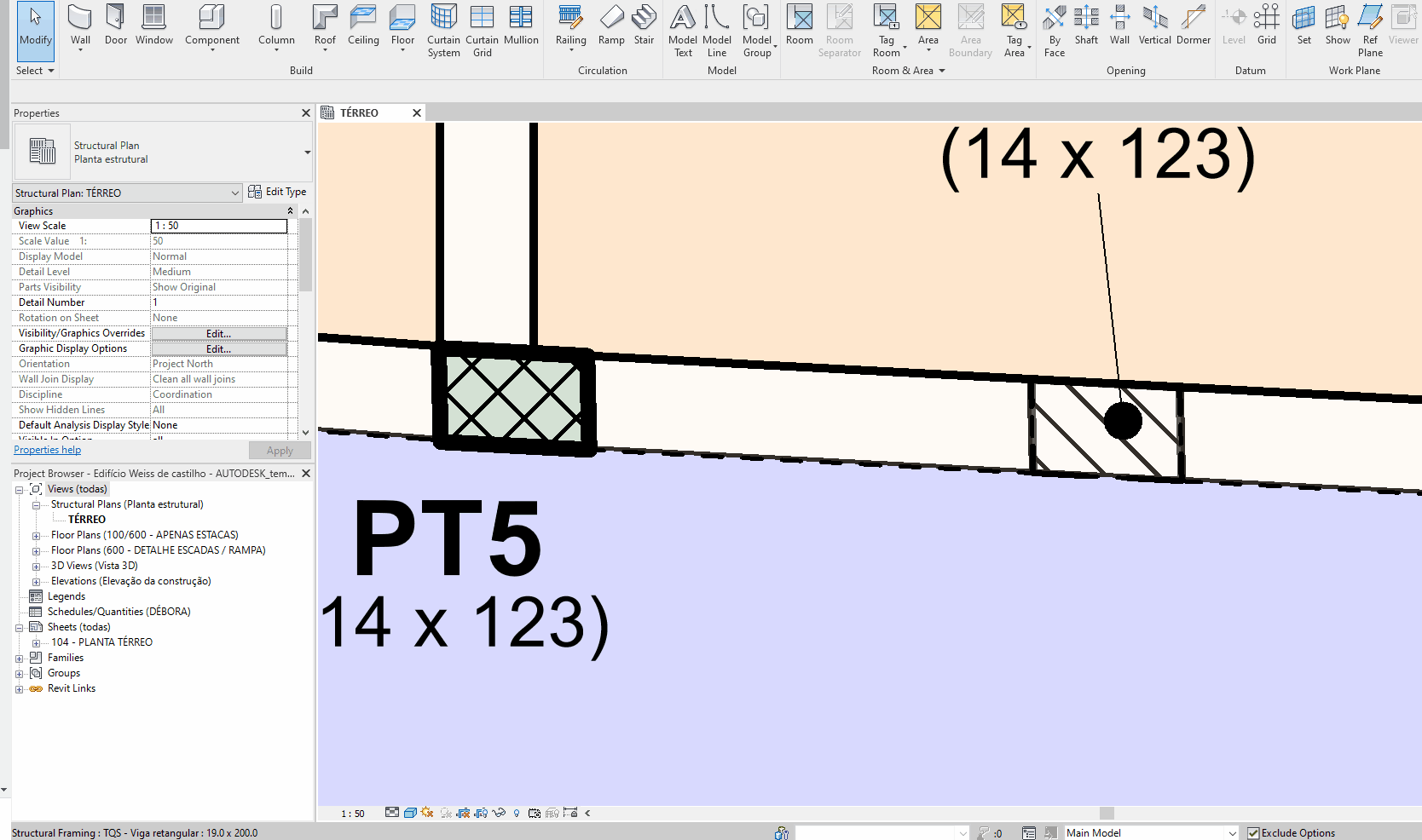 Overlapping lines when structural element is joined with transparency ...