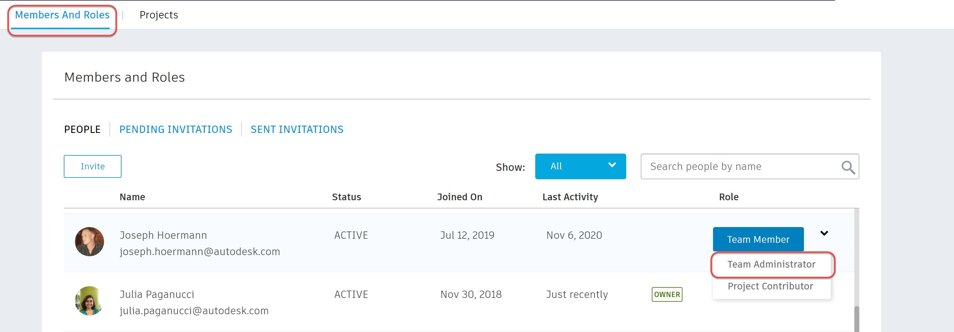 Team Admin of Fusion Hub is no longer with the company