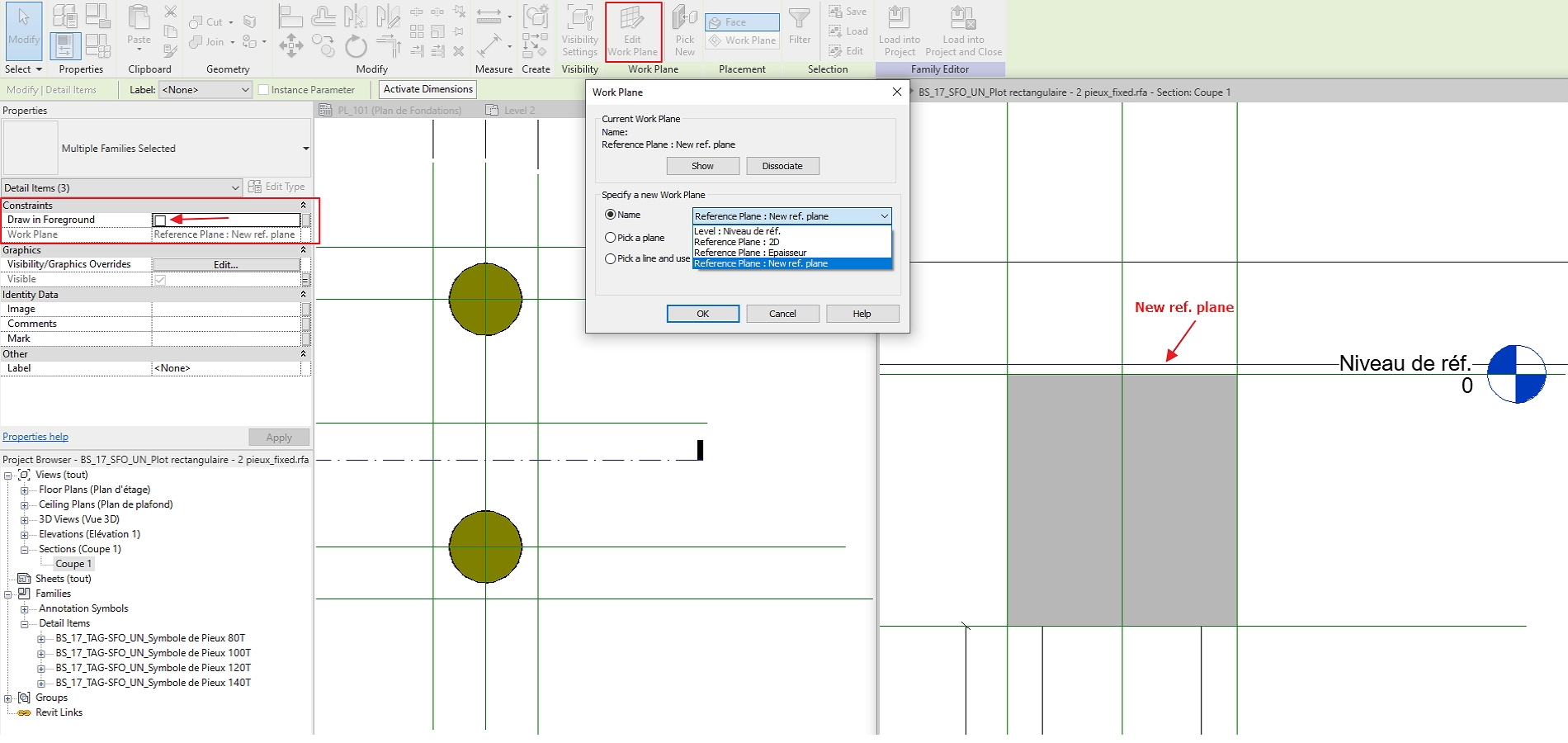 Nested detail items are turning white when the host family is joined ...