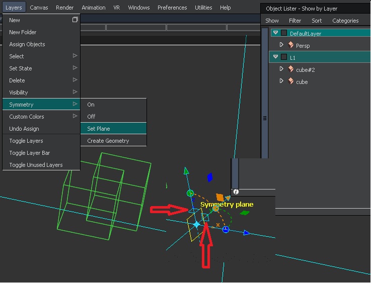 Alias 2021 中无法编辑层对称
