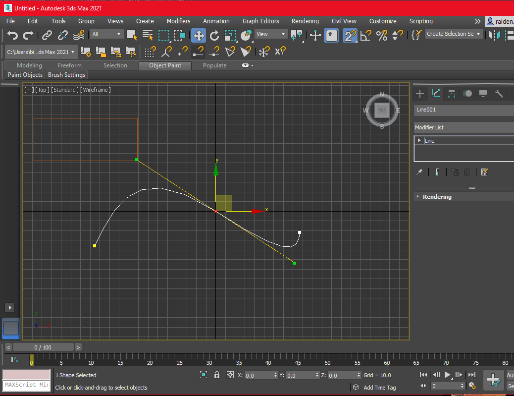 Les poignées de spline ne s'accrochent pas dans 3ds Max
